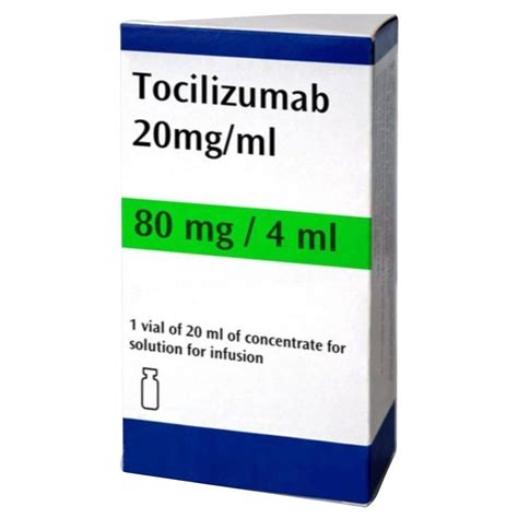 Tocilizumab Injection 20mg At ₹ 2500box In Panipat Id 24329362212