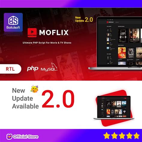 Jual SOURCE CODE APLIKASI MOFLIX ULTIMATE PHP SCRIPT FOR MOVIE TV