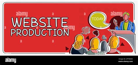 Conceptual Display Website Production Conceptual Photo Creating Sites With Layout Content And