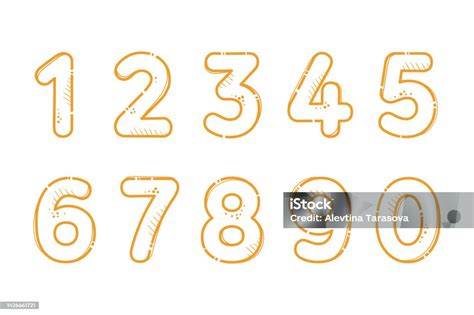 파스타 만화 알파벳 마카로니 형태의 글꼴 번호 파스타 수프에서 편지 책 카드 배경 섬유 구성을위한 격리 된 개체 벡터 만화 스타일 개념에 대한 스톡 벡터 아트 및 기타