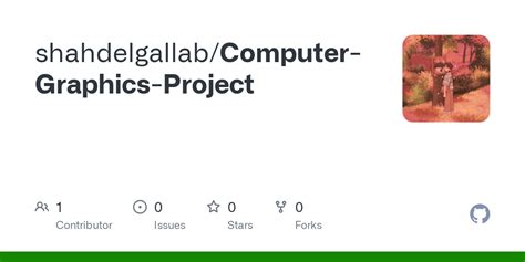 GitHub Shahdelgallab Computer Graphics Project