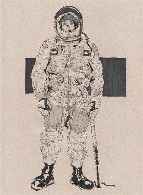 Astronaut Drawing Reference And Sketches For Artists