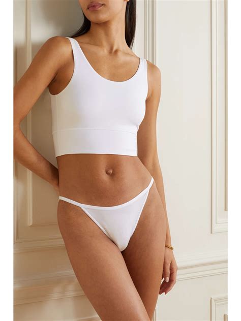 CDLP NET SUSTAIN Cropped Stretch TENCEL Lyocell Top NET A PORTER