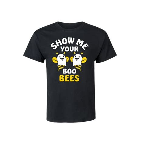 Instant Message Show Me Your Boo Bees Mens Short Sleeve Graphic T