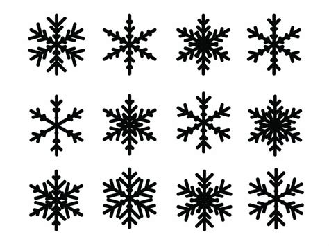 Simple Snowflake Vector Png