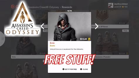 Assassins Creed Odyssey Ubisoft Club Rewards Overview Youtube
