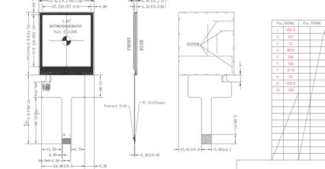 1 54 inch 240x240 resolution tft lcd module with st7789h2 driver ic spi