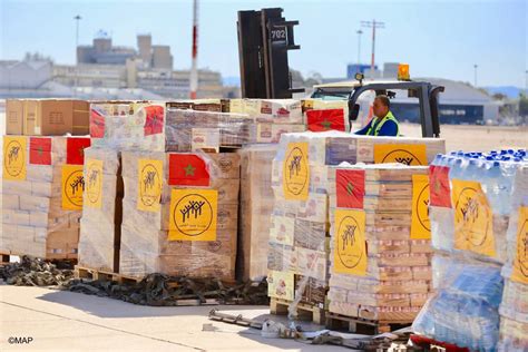 L aide ordonnée par le Roi pour Gaza et Al Qods une percée humanitaire