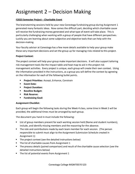 Assignment 2 Case Study And Instructions Mgmt8370 Assignment 2