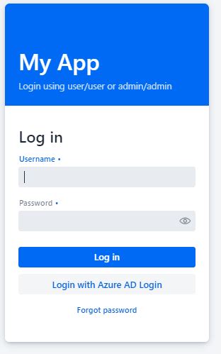 Spring Boot Vaadin User Login Plus Azure AD Login Not Working Stack
