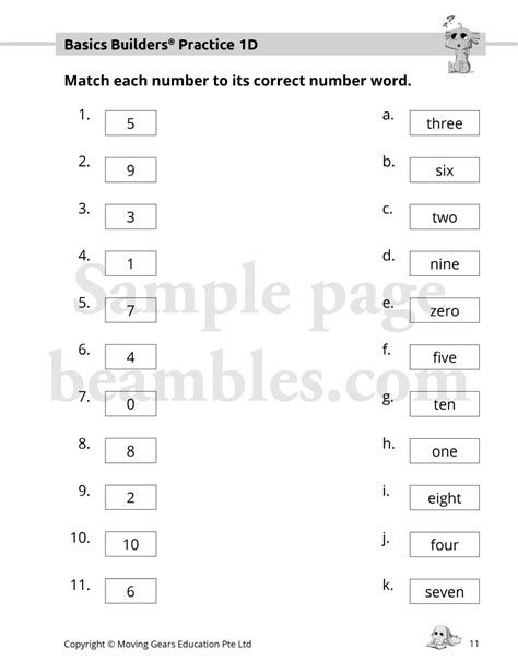 Basics Builders Mathematics Step By Step Practice For First Grade Grade 1 Primary 1 Book 1