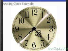 Android Analog Digital And Text Clock Example Windows Tricks