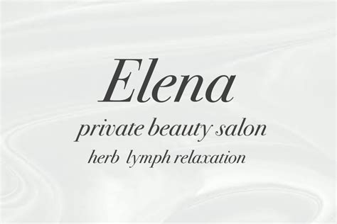 Elena Private Beauty Salon