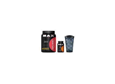 Kit 100 Whey Pote 900gr Baunilha Max Titanium Termogênico Fire Black