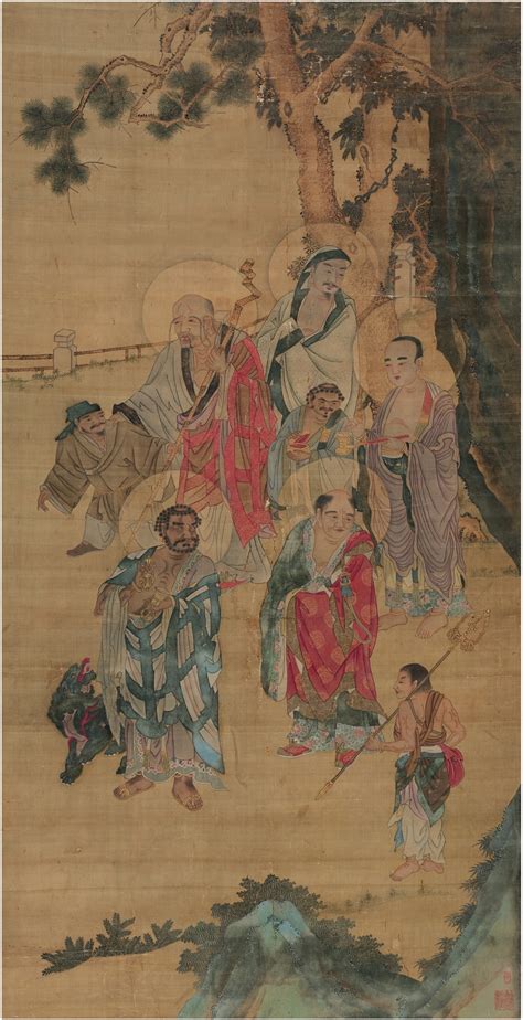 佚名 罗汉图 西泠印社绍兴二〇二三年秋季拍卖会 西泠拍卖 拍品价格 图片 拍卖专场 拍卖会预展 拍卖会结果 卓克拍卖频道