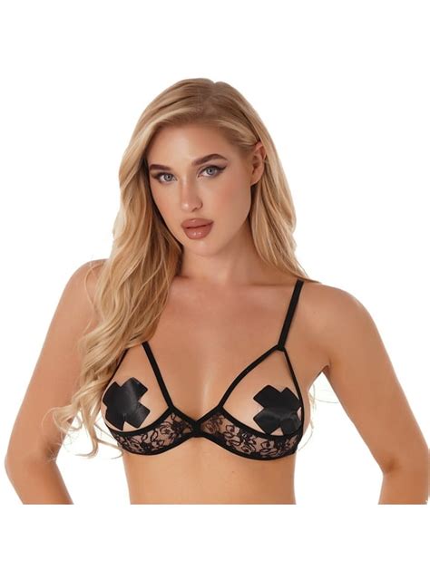 Open Cup Lace Bra