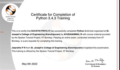 Suvathi Priya R On Linkedin Python Programming