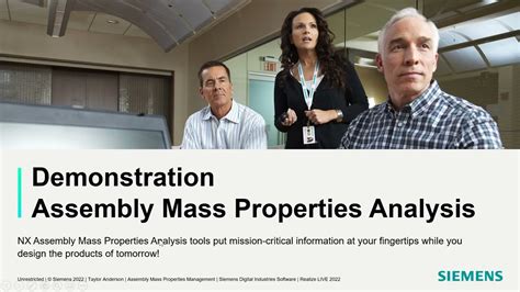 NX Assembly Mass Properties Overview And What S New In NX YouTube