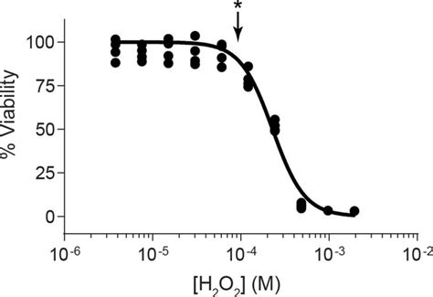 Cellular Response To H2O2 Treatment Cell Viability Of 293 T Cells Download Scientific Diagram