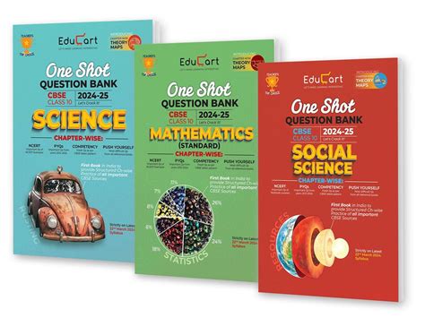 Educart CBSE Class 10 One Shot Question Bank 2024 25 Science