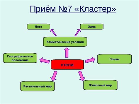 кластер на тему степь Школьные Знания Com