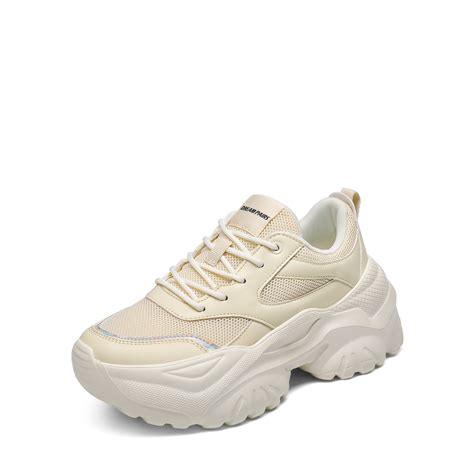 Dream Pairs Womens Fashion Chunky Sneakers Slip On Dad Shoes
