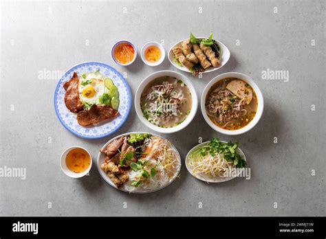 Beef Rice Noodles Spicy Rice Noodles Jjajo Pork Fried Rice Bun Cha