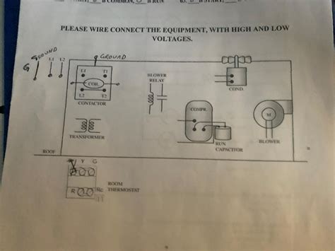 PLEASE WIRE CONNECT THE EQUIPMENT WITH HIGH AND LOW Chegg Com