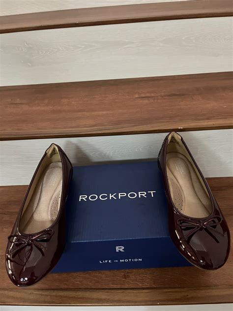 Rockport Reagan Pump Bow Womens Fashion Footwear Flats On Carousell