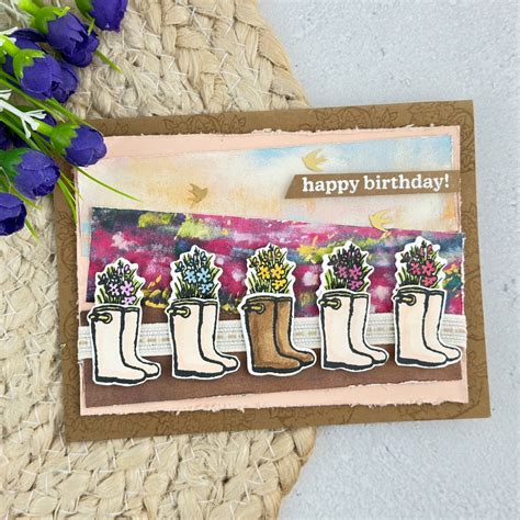 Meandering Meadow November Artisan Project Karen Hadler Stamping Bees