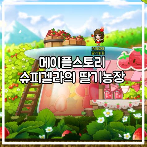 이벤트 메이플스토리 신규 이벤트 슈피겔라의 딸기농장 참여 방법 및 보상 정보 And 기간 네이버 블로그