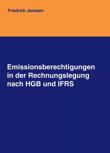 Emissionsberechtigungen In Der Rechnungslegung Nach HGB Und IFRS
