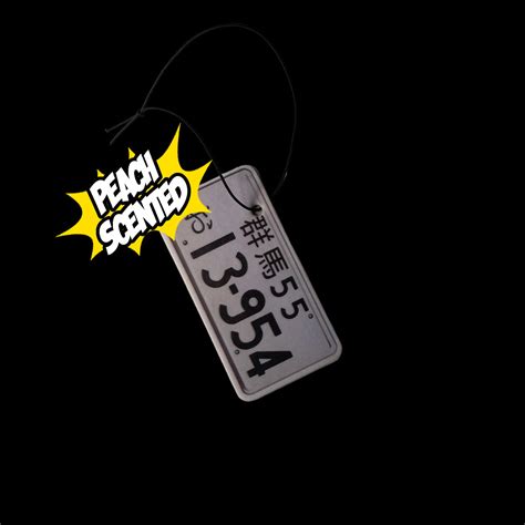 License Plate Air Freshener Caruseum