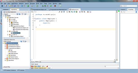 How To Create A Programmatic View Object Oracle ADF 12c Application