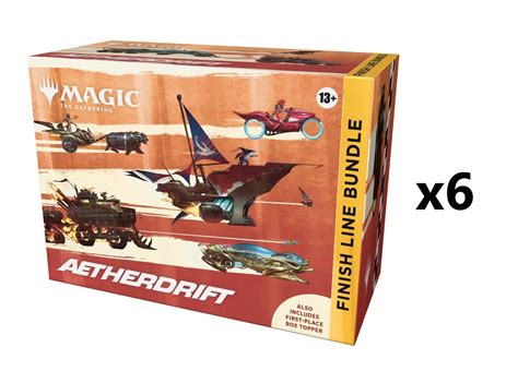 Sealed Case 6x Finish Line Bundle Aetherdrift Dft Mtg Presale 2 7 Ebay