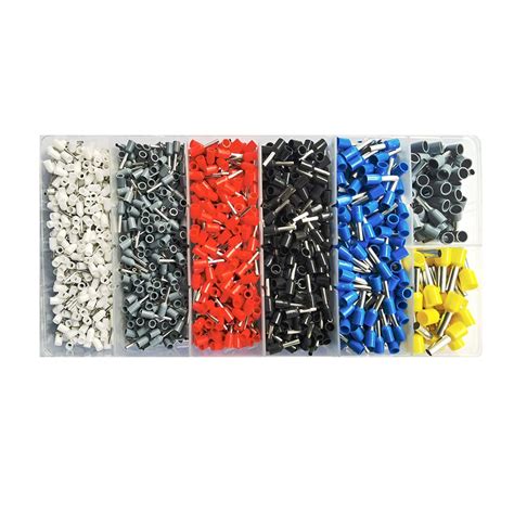 1900pcs Ferrules End Sleeve Assorted Ferrules Set Terminal Connector