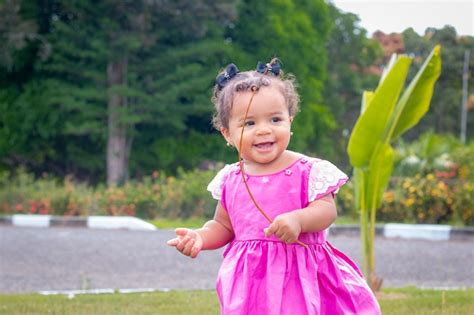 Premium Photo Portrait Of Cute Girl Smiling