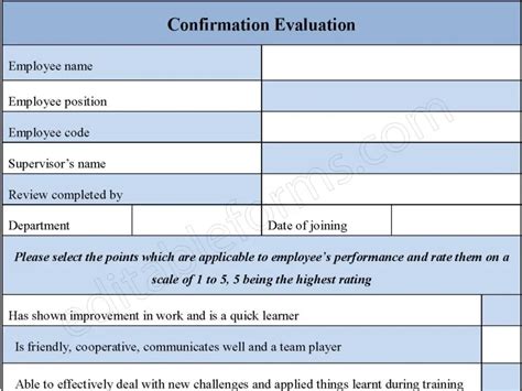 Confirmation Evaluation Fillable Pdf Form Editable Pdf Forms