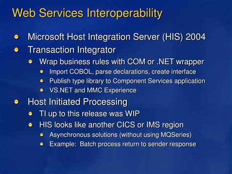 Ppt Web Services Interoperability Architecture Symposium Malaysia March 2005 Powerpoint