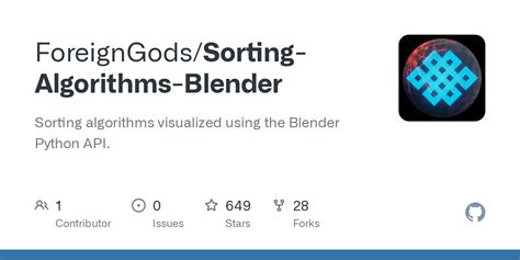 Github Foreigngodssorting Algorithms Blender Sorting Algorithms