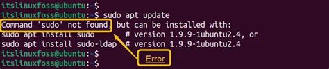How To Fix “sudo Command Not Found” On Linux Its Linux Foss