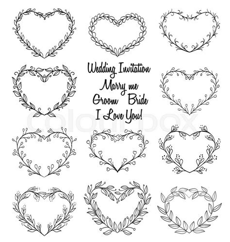Heart Wreath Vector At Collection Of Heart Wreath