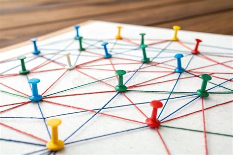 Visualizing Neural Networks Ai Learning Through Connections And Threads Stock Illustration