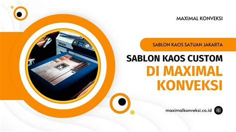 Sablon Kaos Satuan Jakarta Sablon Kaos Custom Di Maximal