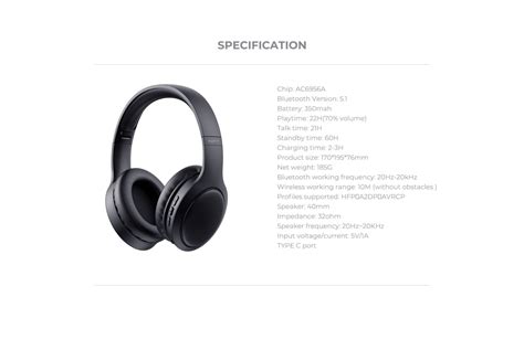 Havit H Bt Wireless Foldable Headphone Black Hav Btblk