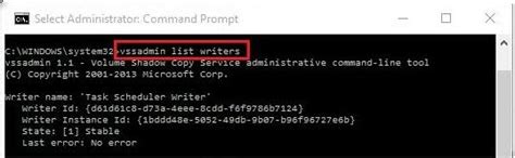 How To Resolve VSS Writer Errors Without Rebooting VShadow