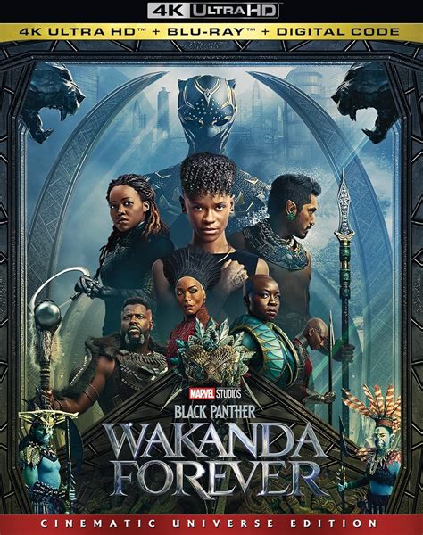 Black Panther Wakanda Forever Feature 4K UHD Blu Ray Amazon Br