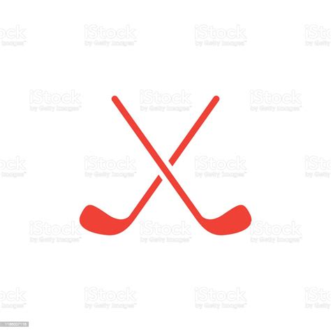 흰색 배경에 골프 빨간색 아이콘입니다 빨간색 플랫 스타일 벡터 그림입니다 경쟁에 대한 스톡 벡터 아트 및 기타 이미지 경쟁 골프 골프 선수 Istock