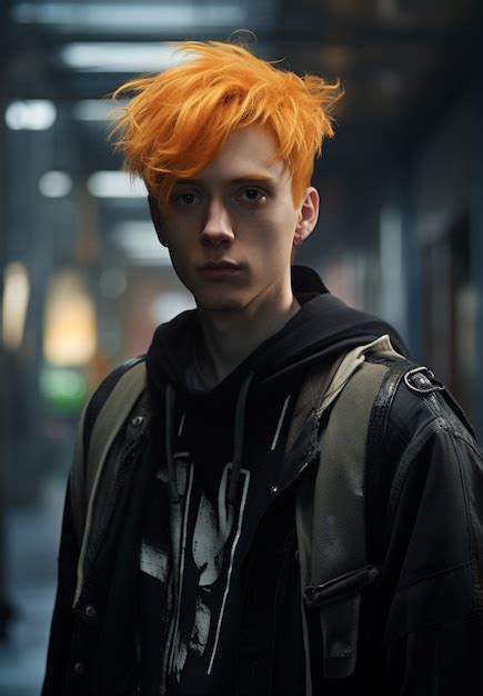 Free Photo Gen Z Person Exploring Absurdist Fashion And Beauty