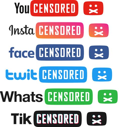 Censura Redes Sociais Bloqueio Gráfico vetorial grátis no Pixabay Pixabay